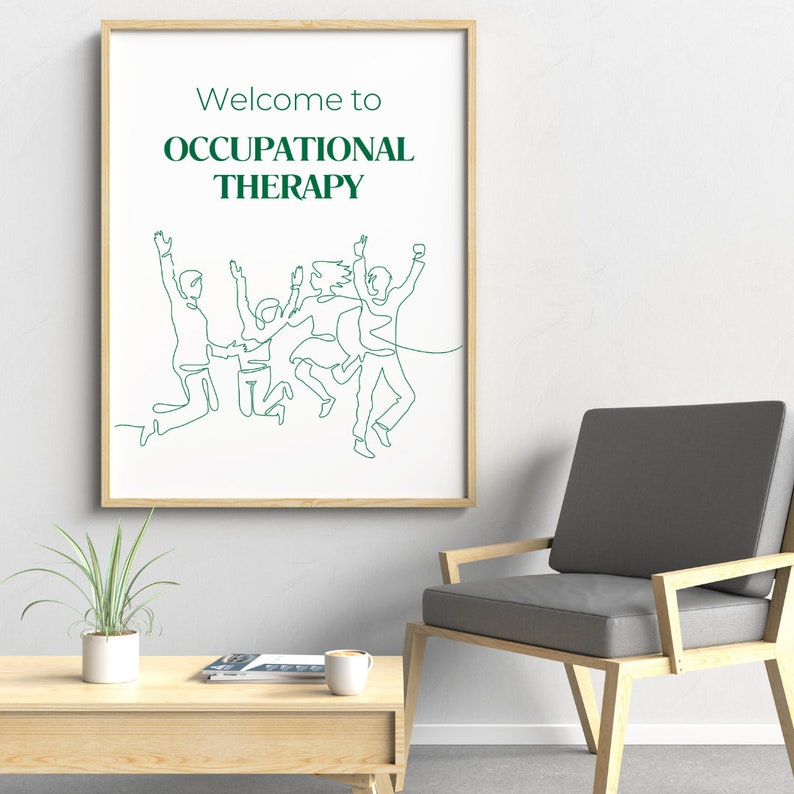 Occupational Therapy Digital Download Poster Print Office Therapy ...