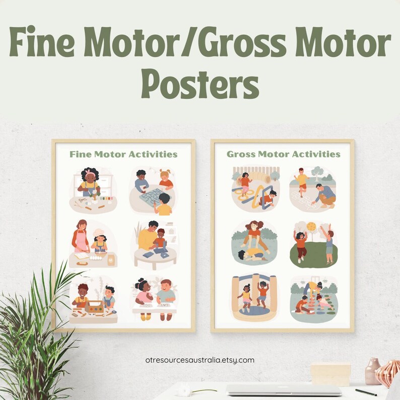 Fine Motor/gross Motor Skills Poster Digital Print Activity Ideas ...