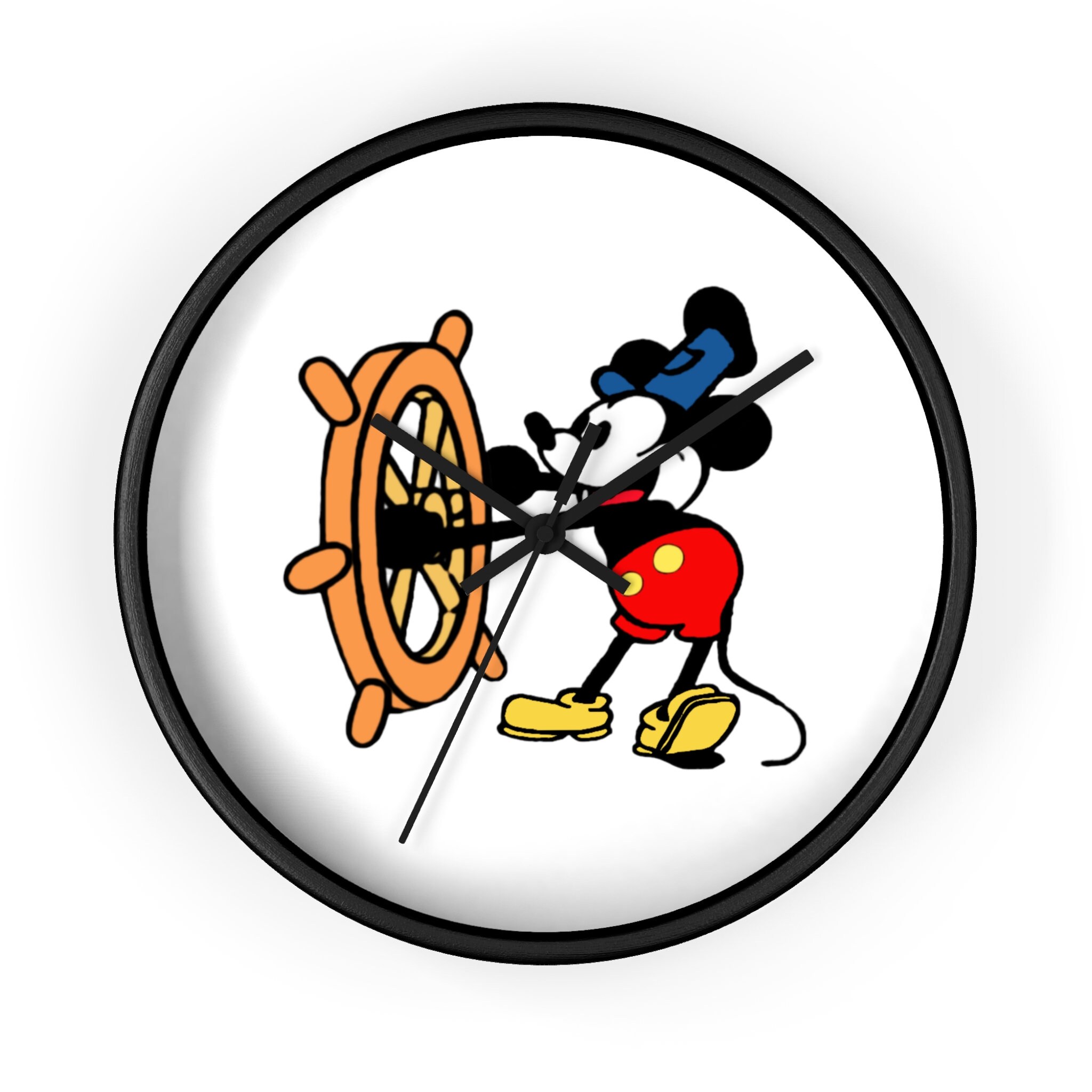 Mickey Wall Clock - Etsy