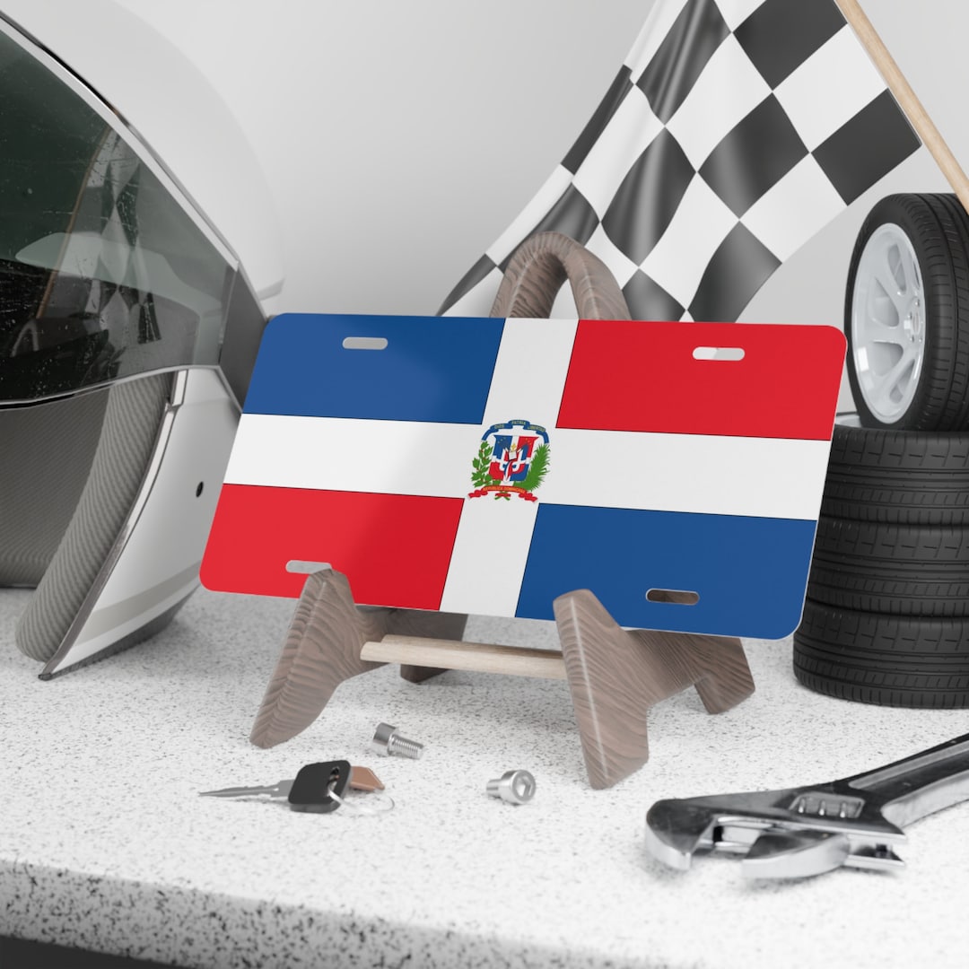 DOMINICAN REPUBLIC Vanity Plate - Etsy