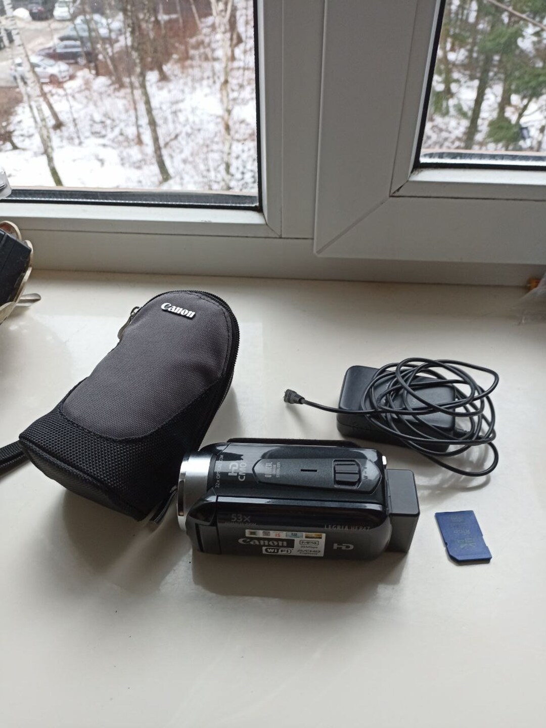 Canon Legria Camcorder Black HF R47 HDV Flash 53x Zoom Working Case ...