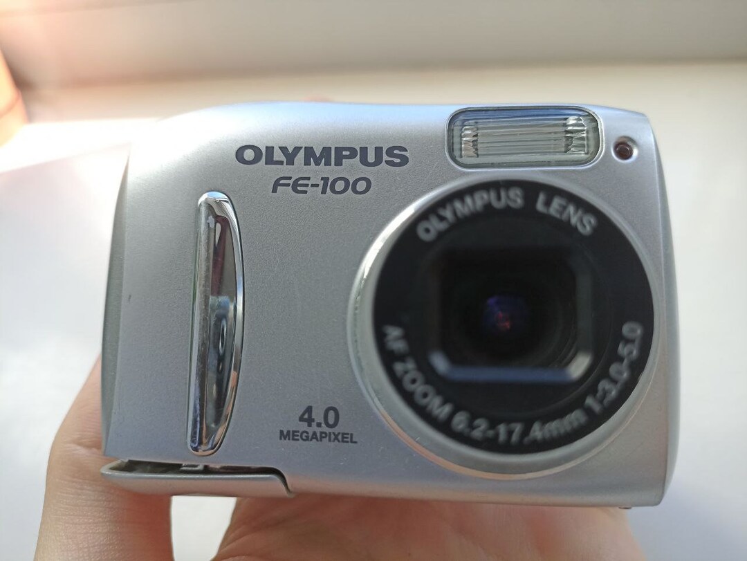 Olympus Fe-100 Silver 4MP Digital Compact Camera Working CHEAP - Etsy