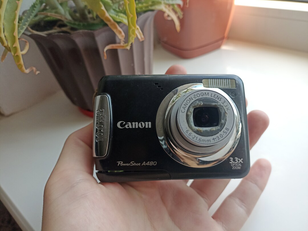 Canon Powershot A480 Black 10.0MP Digital Compact Camera Working FULL Set BOX - Etsy Australia