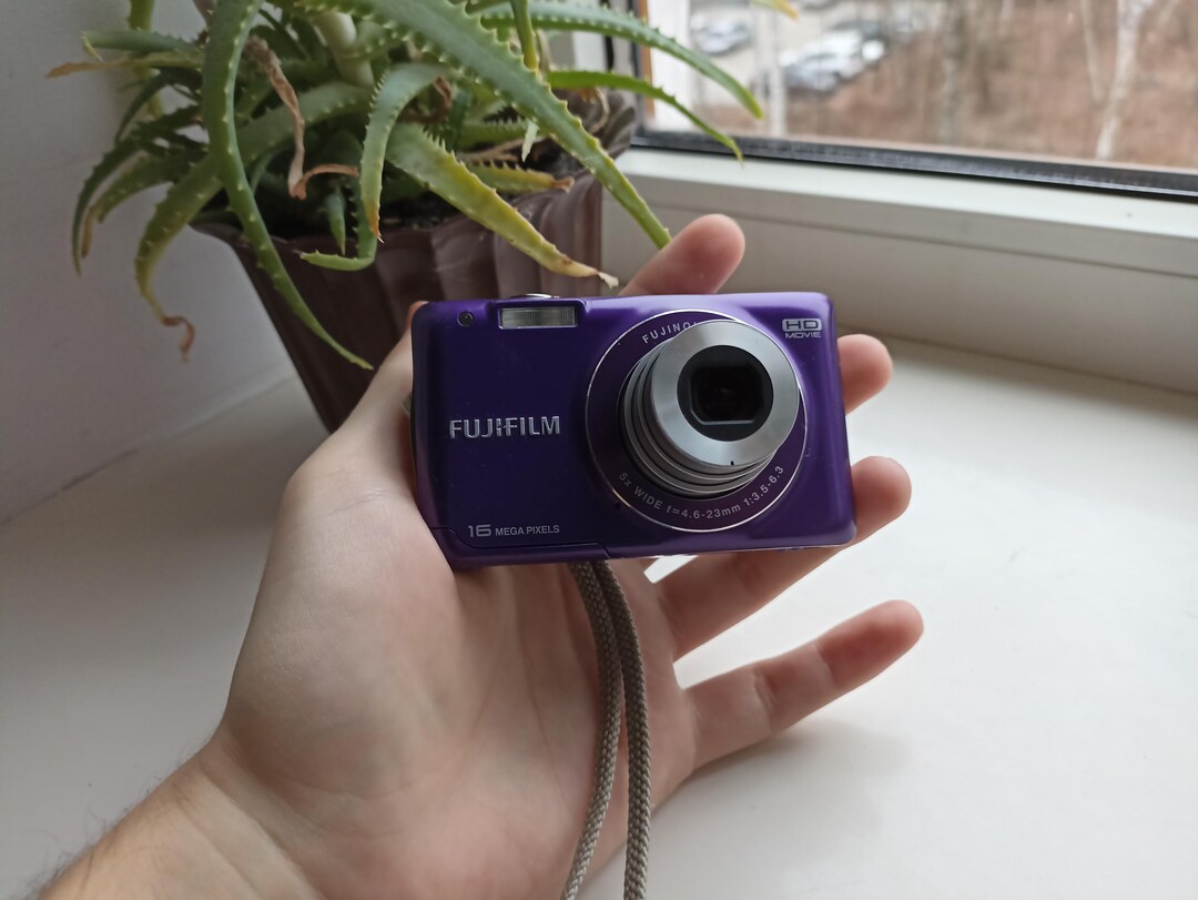 RARE Purple Fujifilm Finepix JX550 16.0MP Digital Compact Camera ...