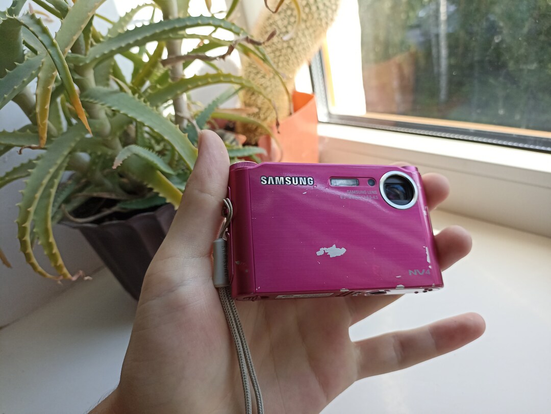 RARE Pink Samsung NV4 8.2MP Digital Compact Camera Working FULL Set - Etsy