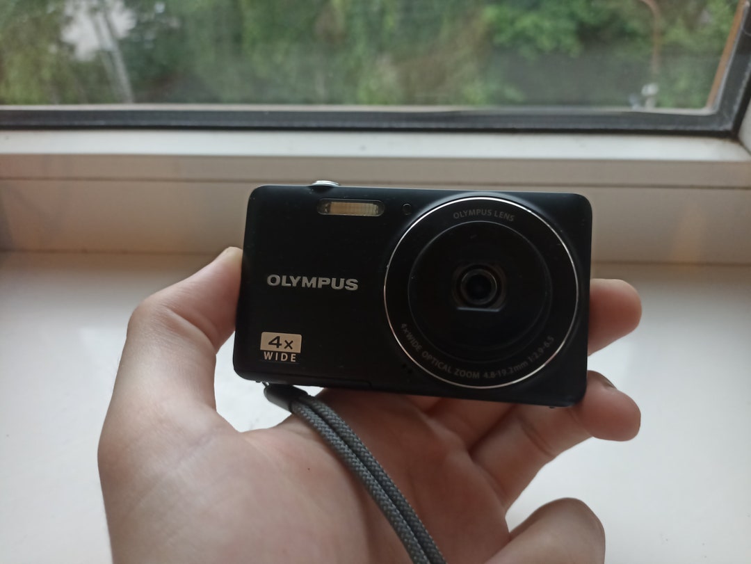 Olympus VG-150 D-735 Black 12.0MP Digital Compact Camera Working FULL ...
