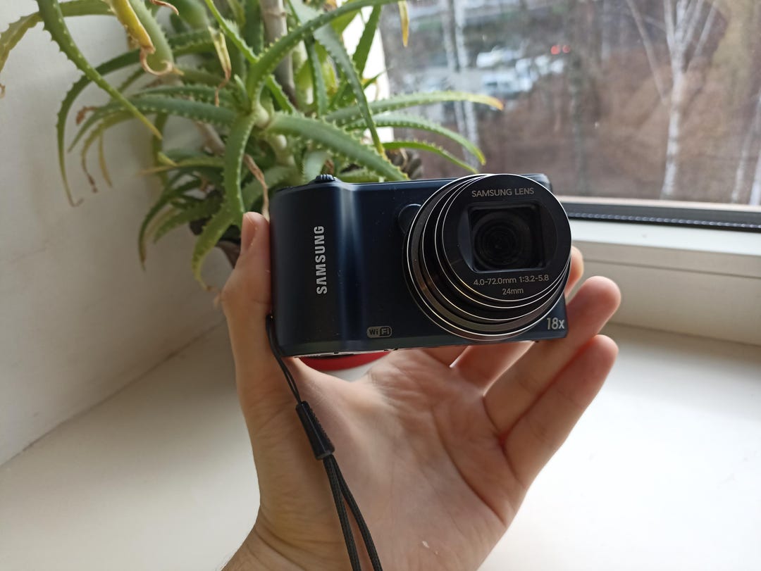 Samsung WB250F Metallic Blue 14.1MP Digital Compact Camera Working FULL ...
