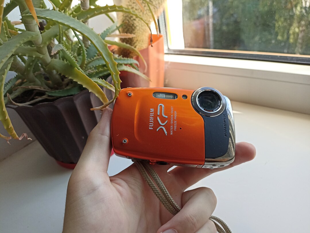 RARE Orange Waterproof Fujifilm Finepix XP20 14.2MP Digital Compact Camera Working FULL Set - Etsy