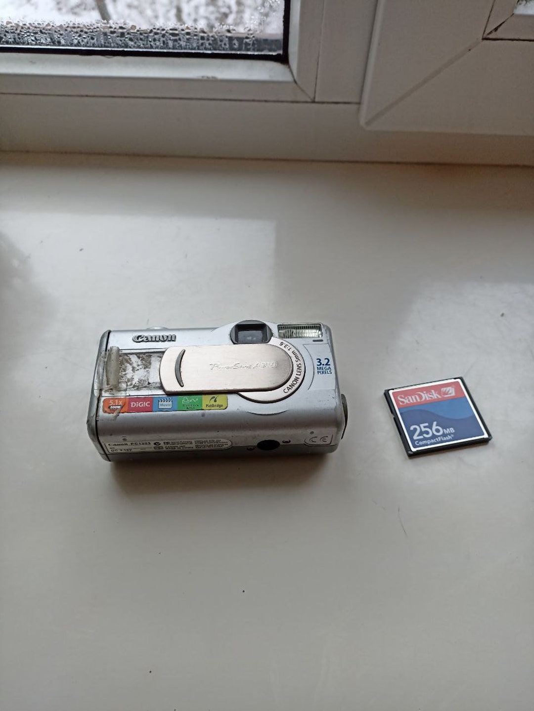 Canon Powershot A310 3.2MP Compact Digital Camera Silver Turn On, CHEAP ...