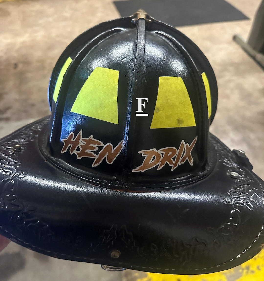 Reflective Name Stickers for Helmet - Etsy