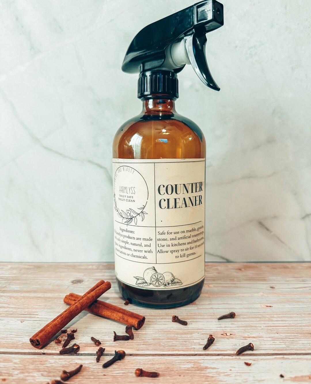 Natural Counter Cleaner Natural Cleaners Organic Counter Spray Nontoxic ...