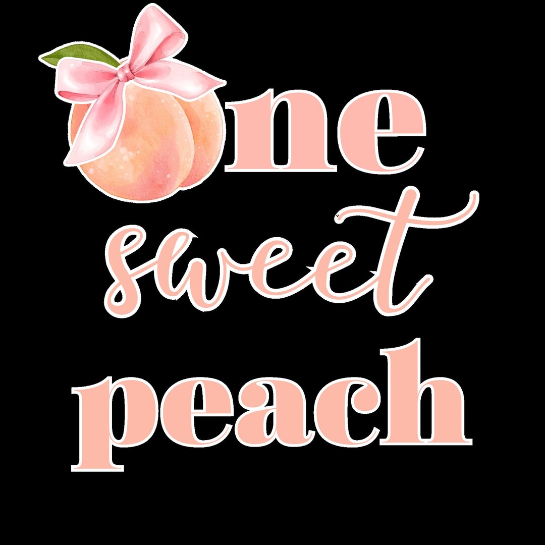 One Sweet Peach - Etsy