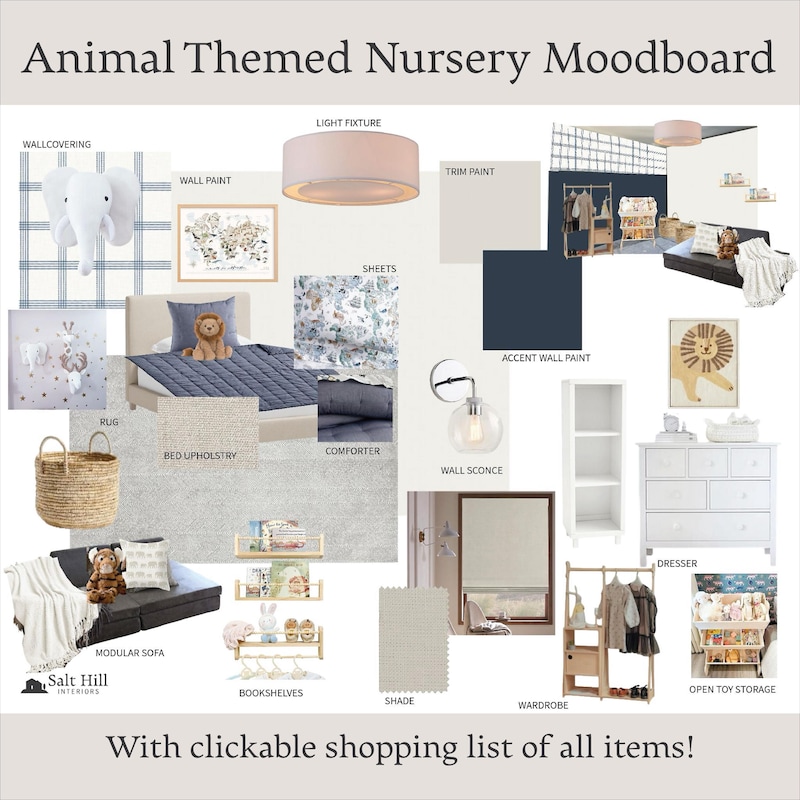 Animal Mood Board - Etsy