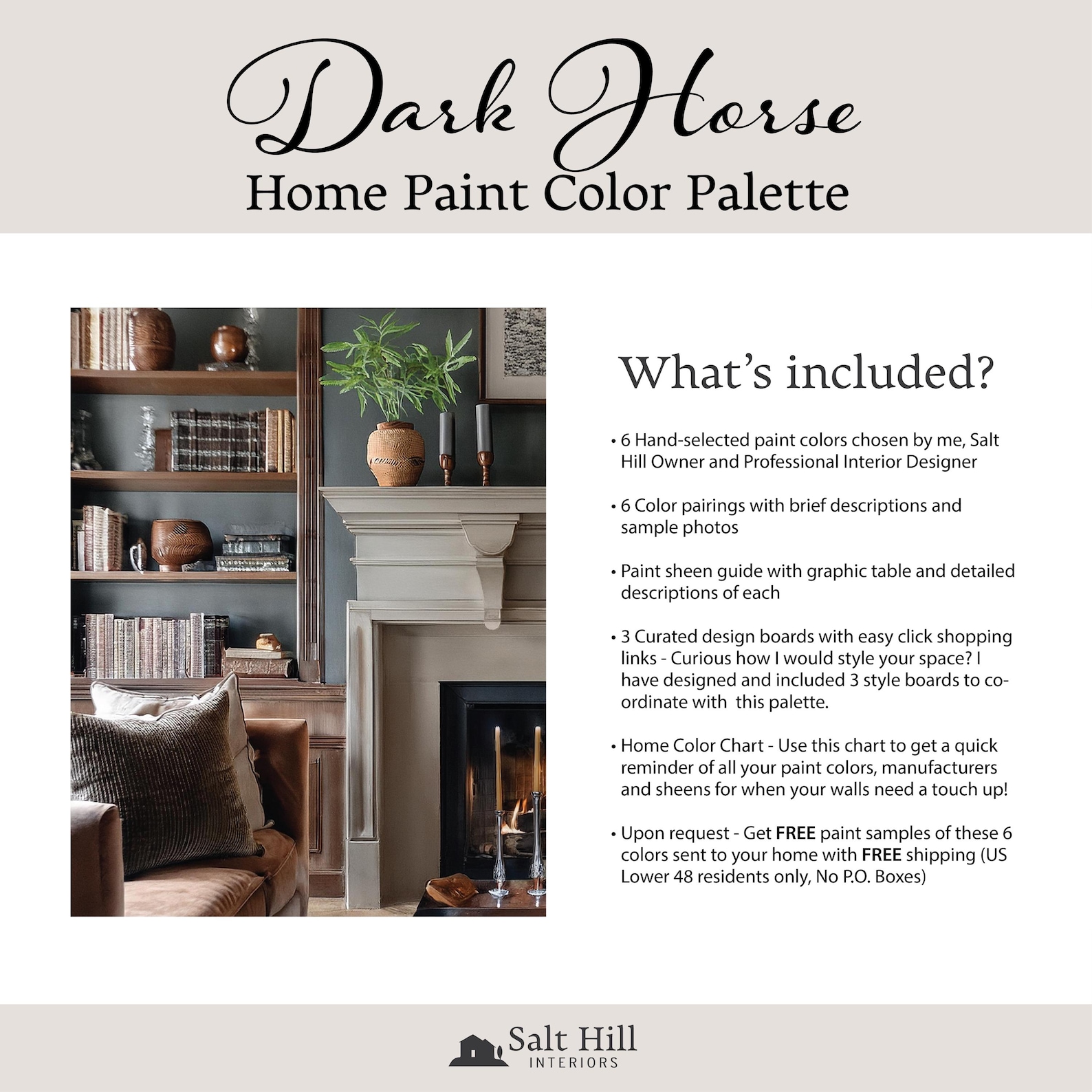 Sherwin Williams Paint Palette|dark Horse|interior Design|whole House ...