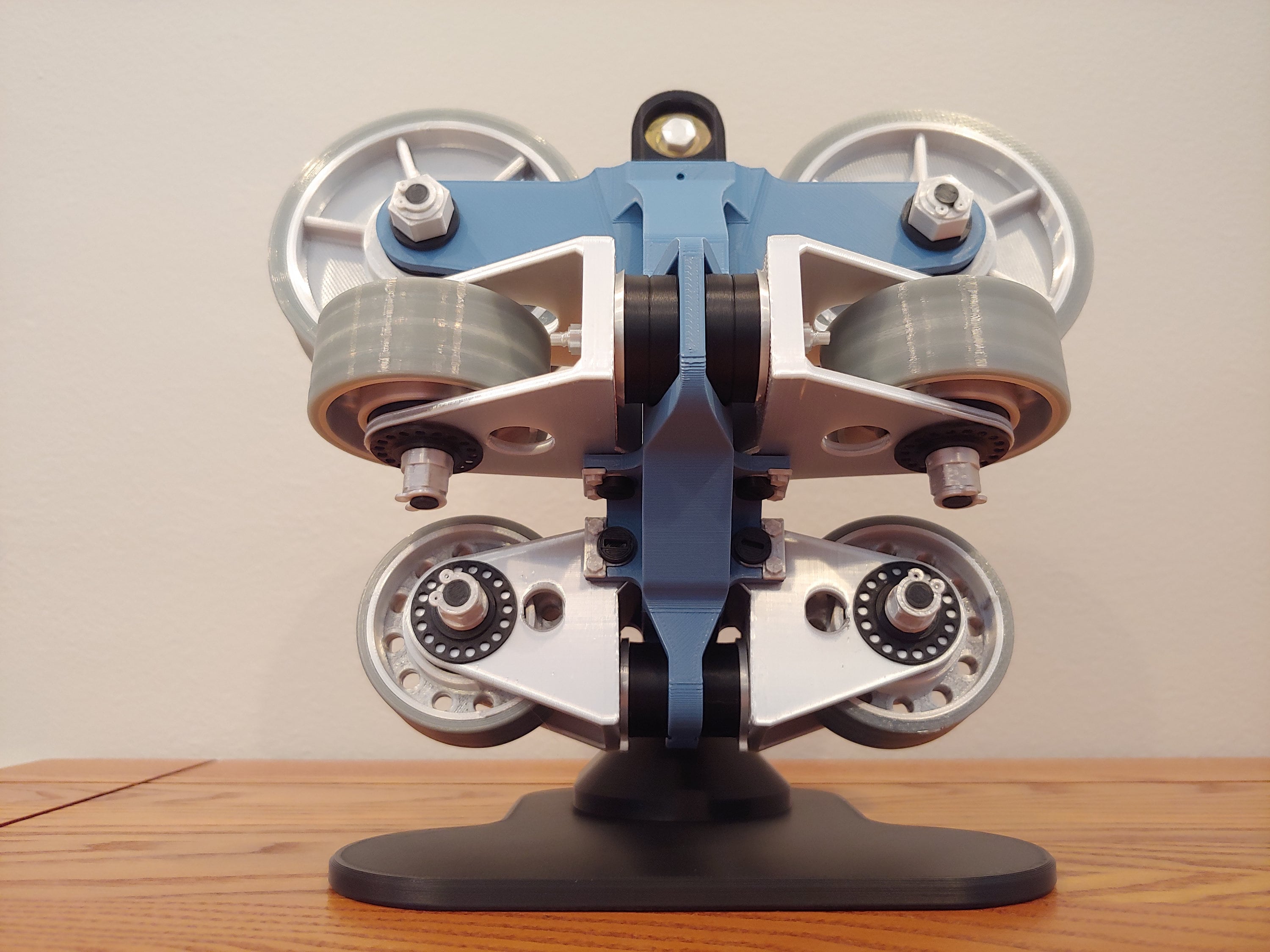 Skyrush Roller Coaster Wheel Assembly With Display Stand 3D Printed - Etsy