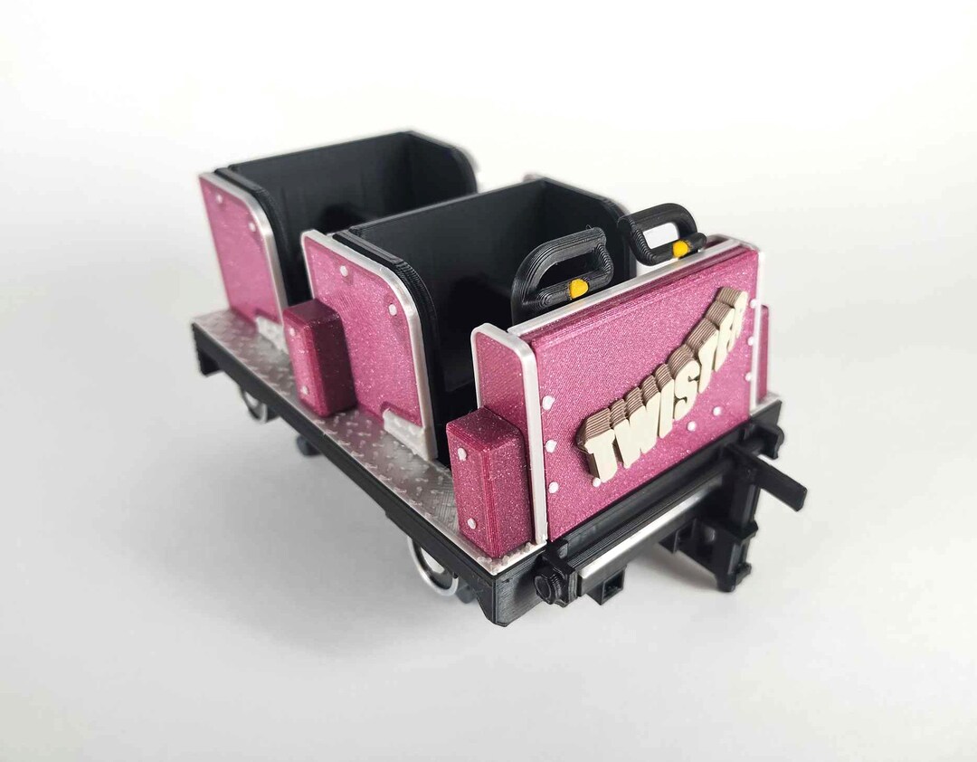 Knoebels Twister Purple Roller Coaster Car 3D Printed - Etsy