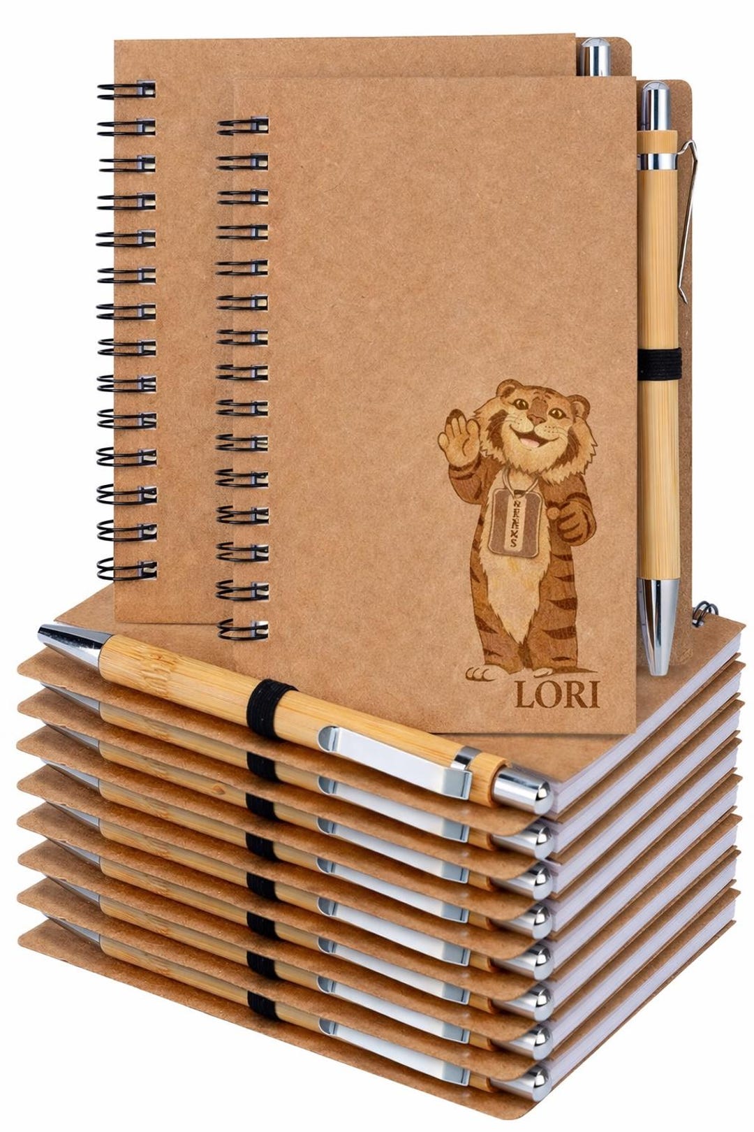 Personalized Engraved Notebook With Pen, Custom Name Journal, - Etsy