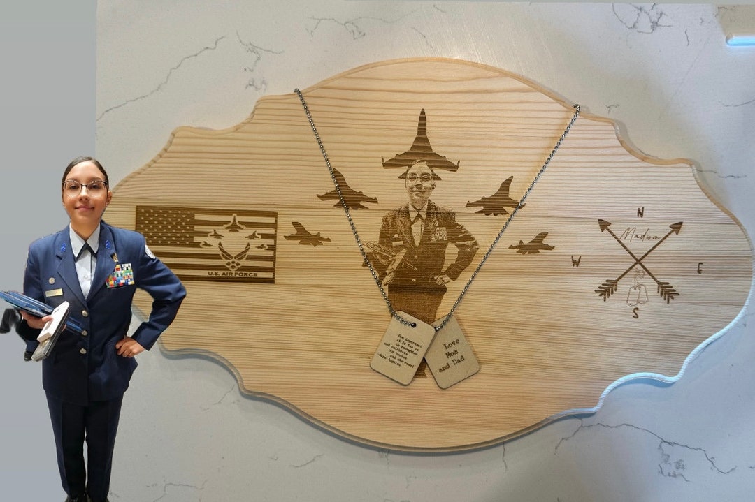 Personalized Wood Engraved Military Wall Plaques, Army, Navy, Coast ...