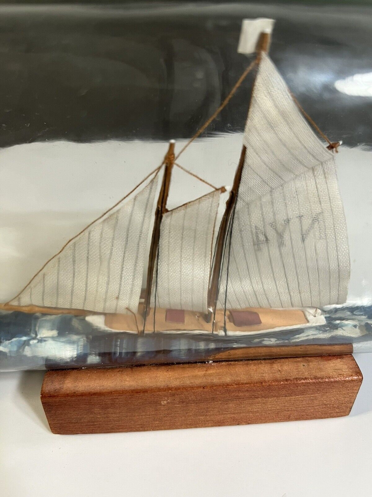 Vintage Pilot Schooner Mini Ship in a Bottle Model NY4 - Etsy