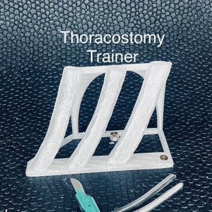 Thoracostomy Trainer for Simulation Emergency Chest Tube and ...