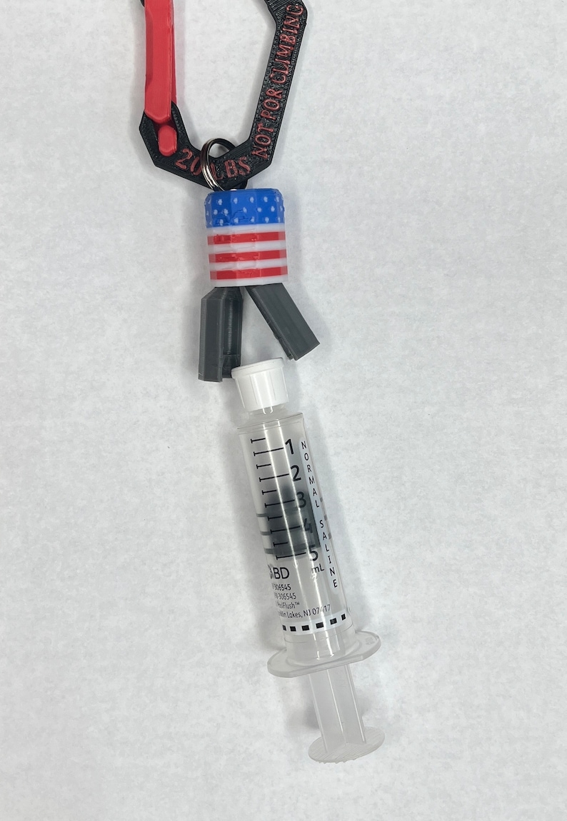 American Med Clip Syringe Holder (nurse, Paramedic, EMT, Healthcare) - Etsy