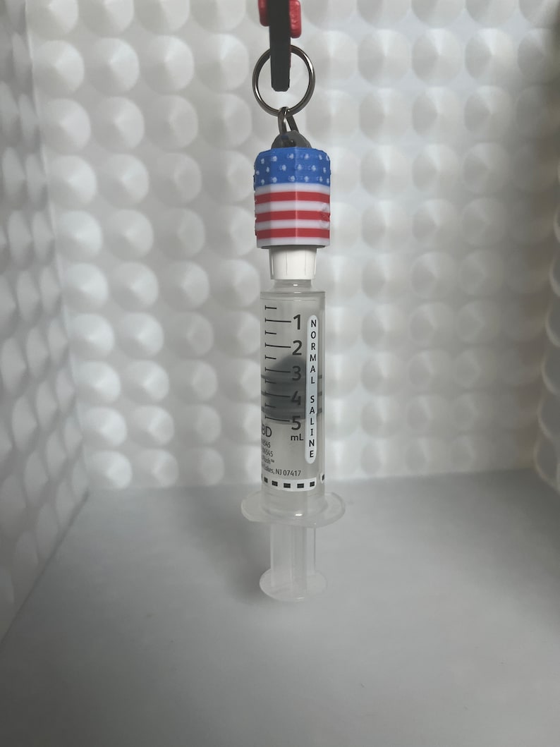 American Med Clip Syringe Holder (nurse, Paramedic, EMT, Healthcare) - Etsy