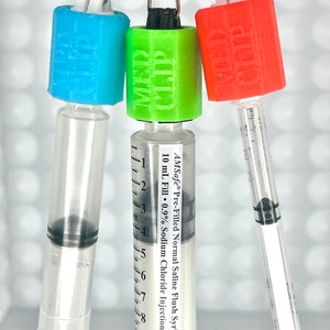 Glow in the Dark Med Clip Syringe Holder (nurse, Paramedic, EMT ...