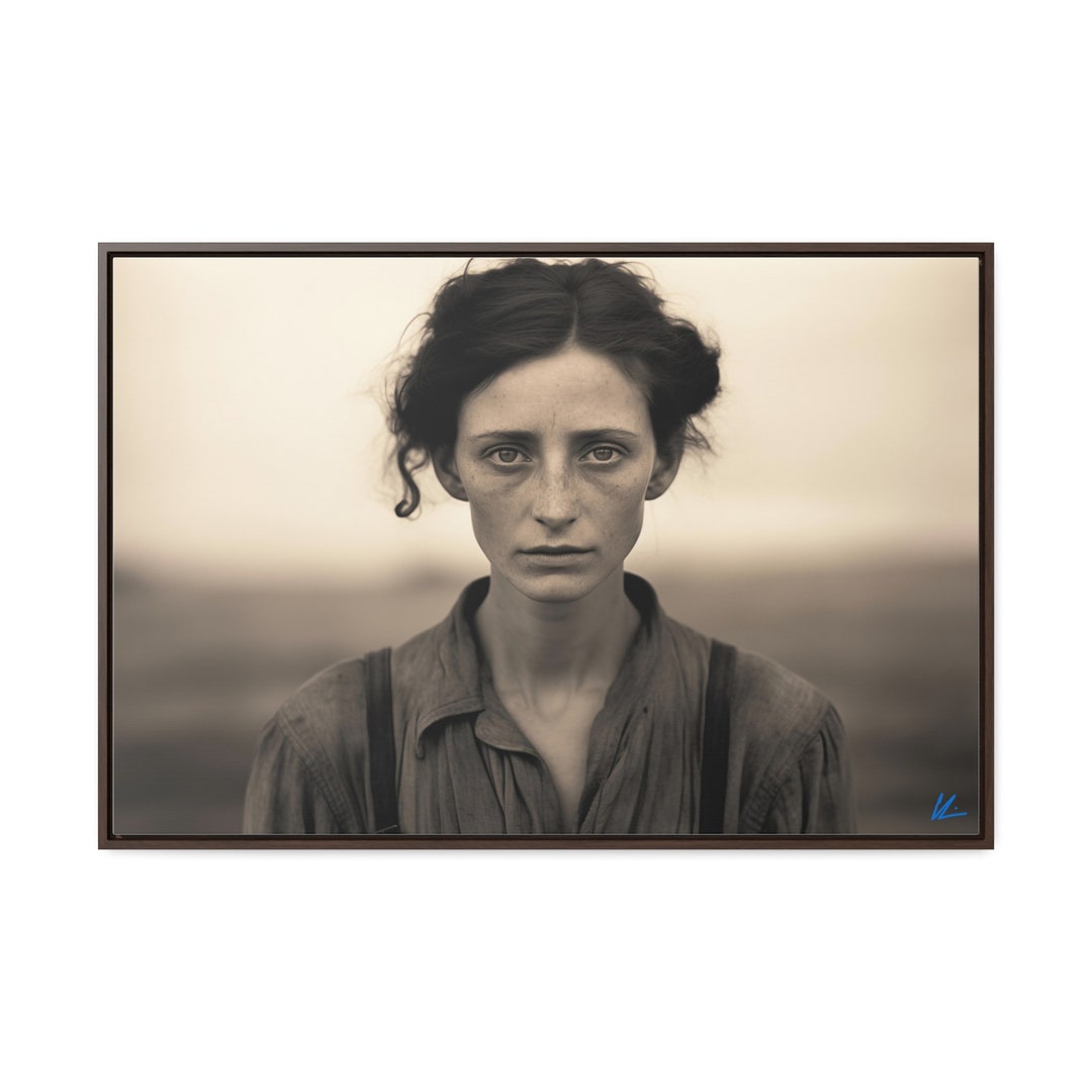 Stoic Grace: A 1930s Portrait - Etsy