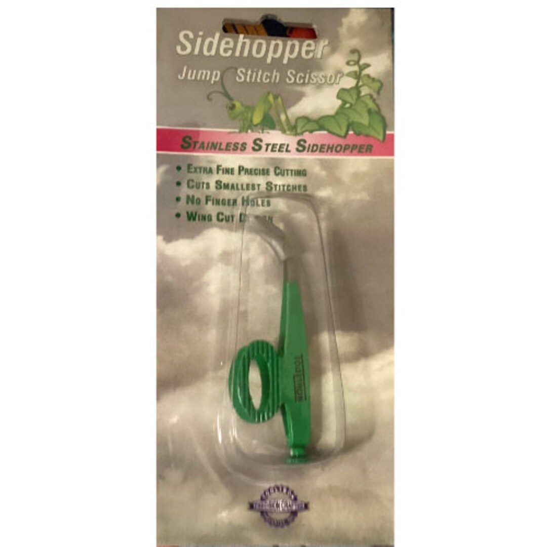 Sidehopper Jump Stitch Scissors - 2 1/2"- by Tooltron- Green - Etsy