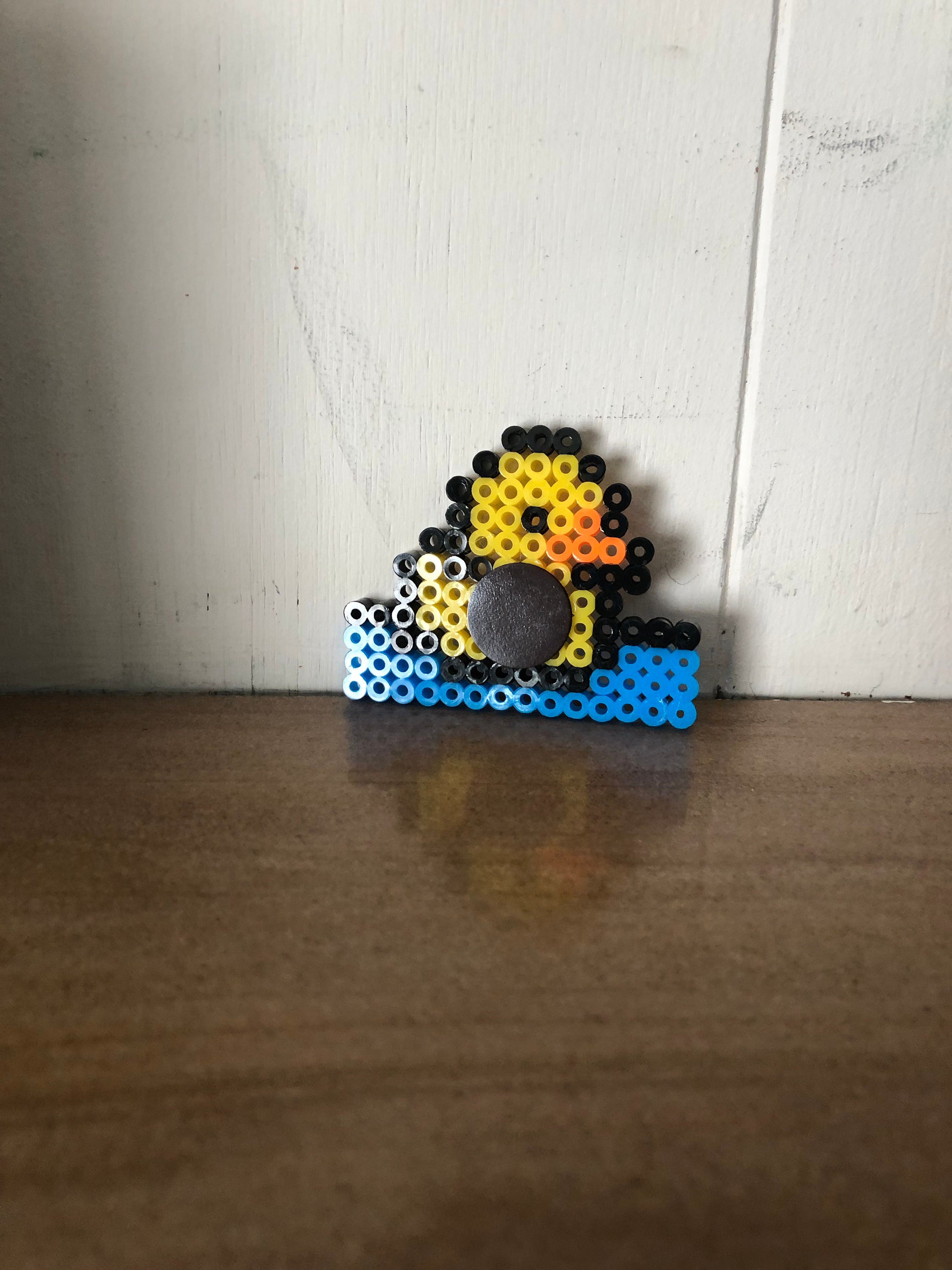 Perler Bead Duck Magnet - Etsy