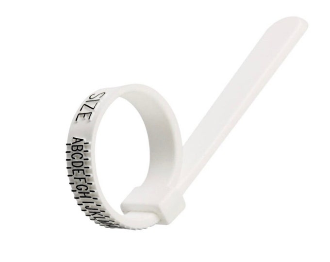 UK Adjustable Ring Sizer: Reusable Ring Gauge Tool, Measure Finger Size ...