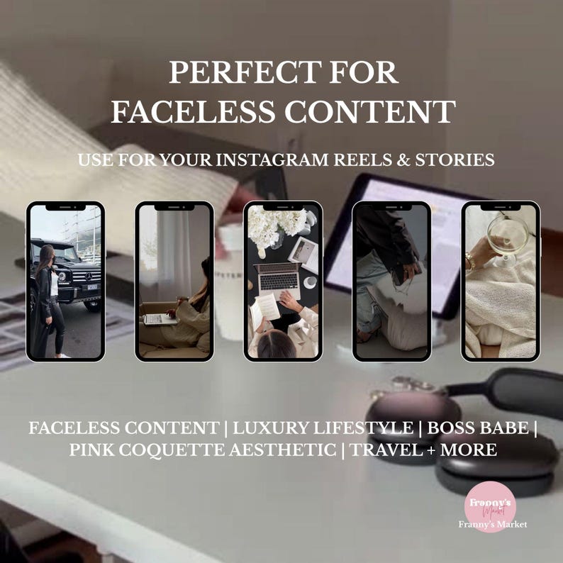 6000+ Aesthetic Faceles Video Reels + Story MRR & PLR Resell ...