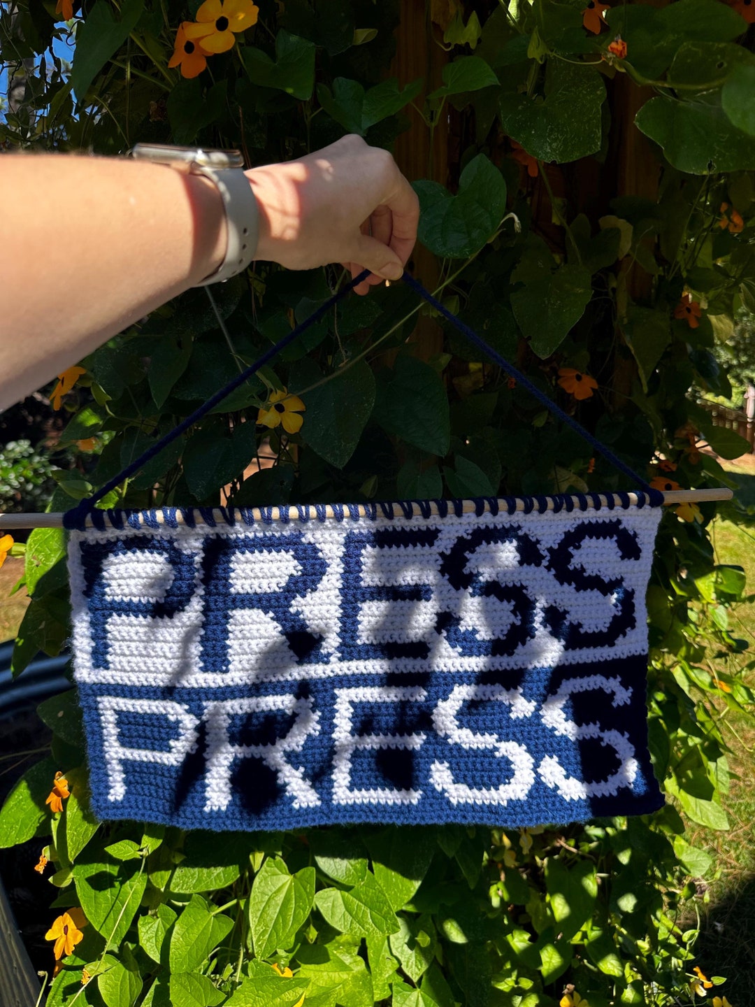 Crochet Tapestry Pattern: Free Palestine Wall Hanging (PDF Pattern) - Etsy