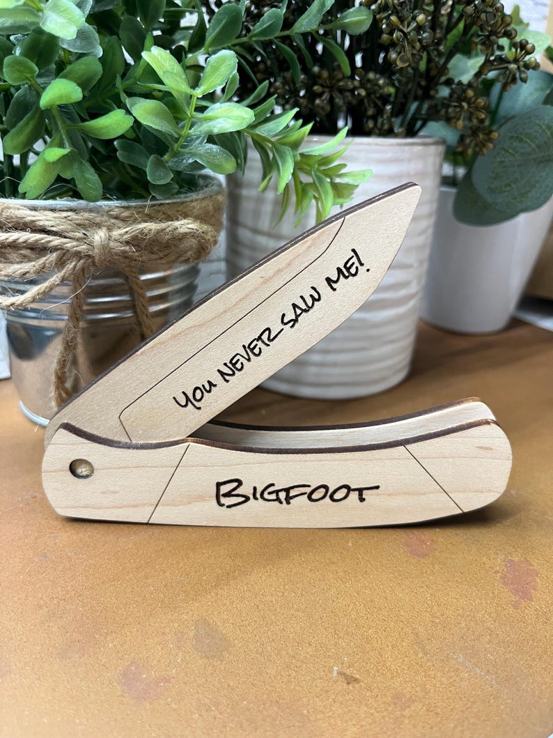 Bigfoot Wooden Toy Knife - Etsy