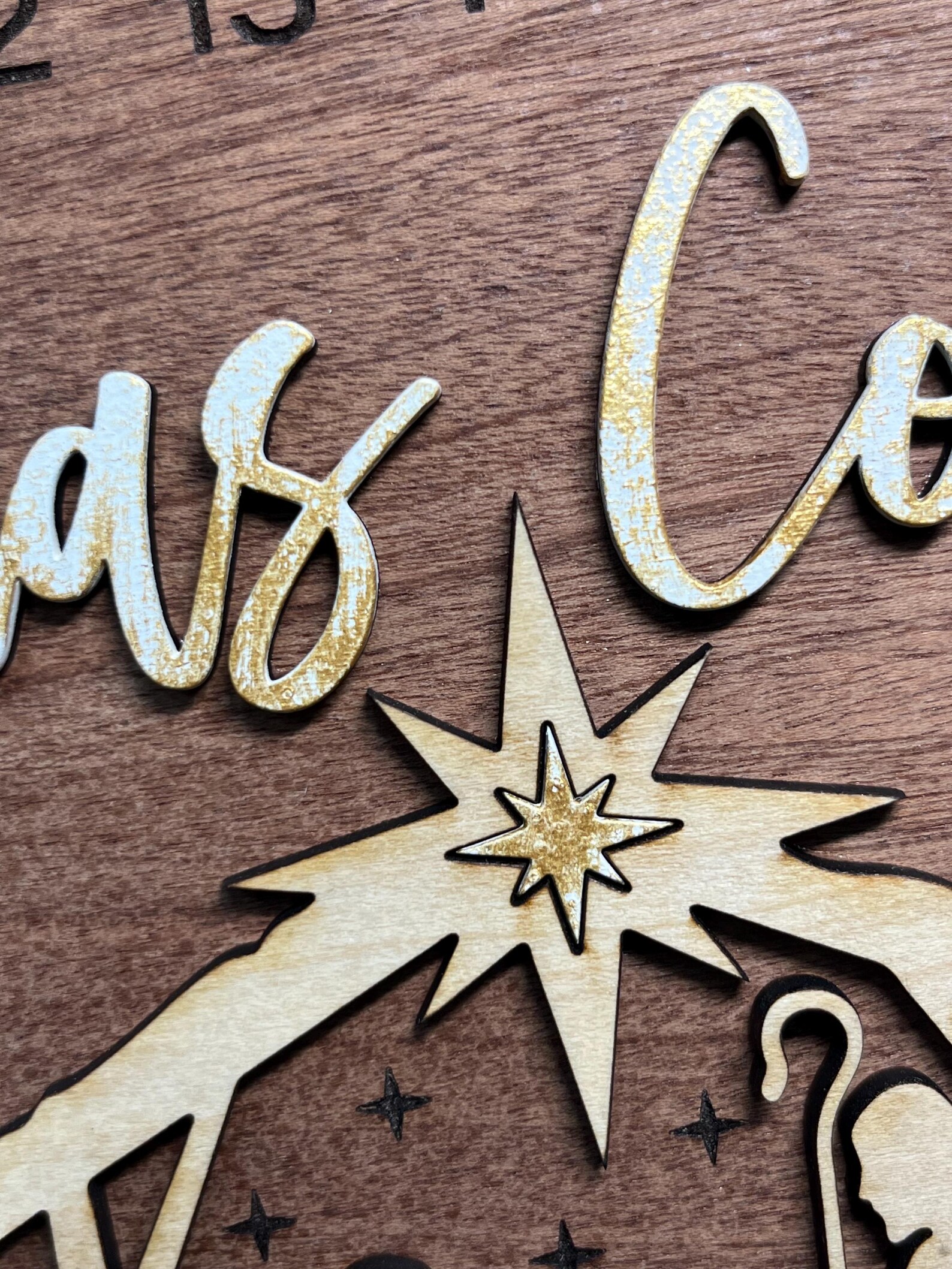 Nativity Christmas Countdown - Etsy