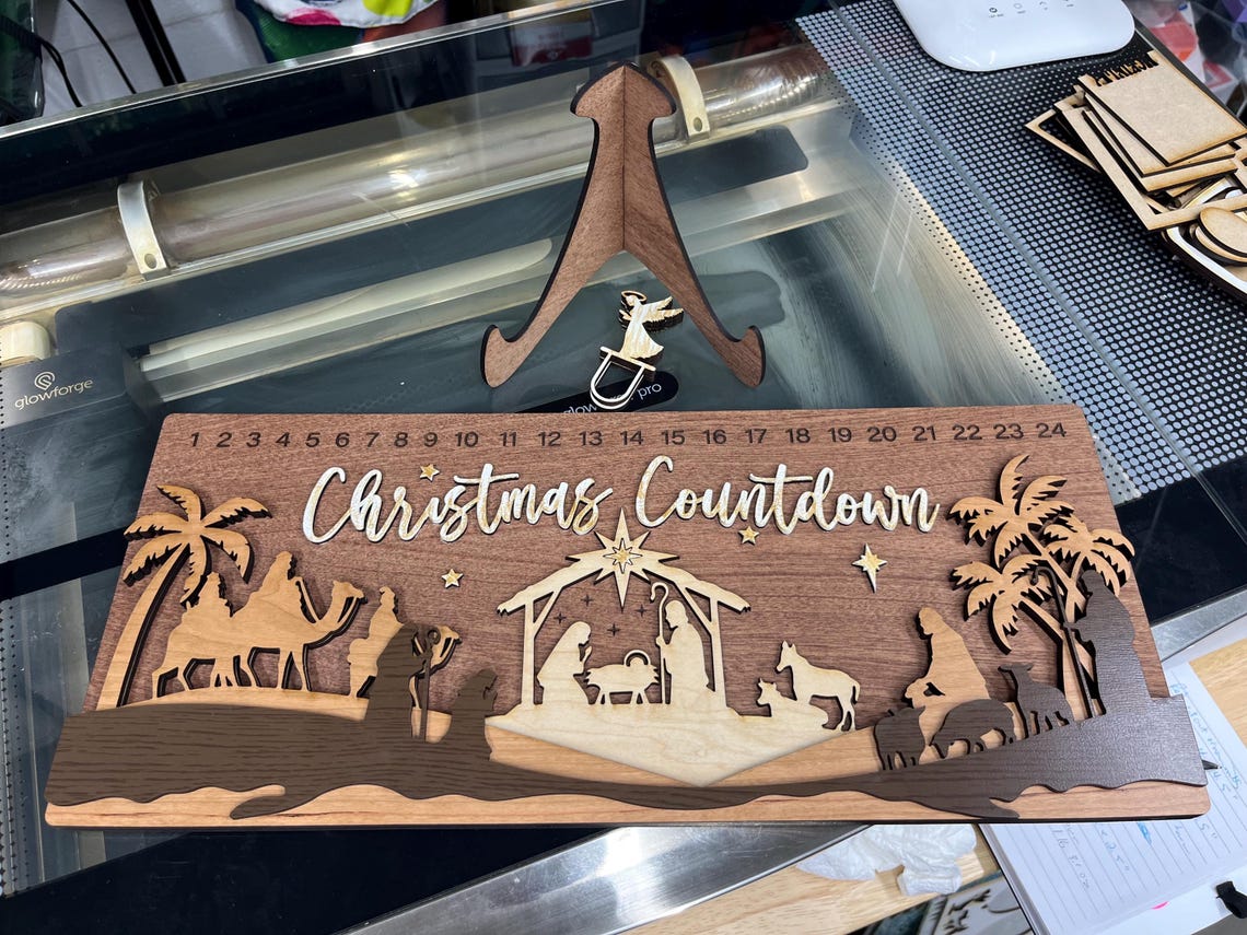 Nativity Christmas Countdown - Etsy