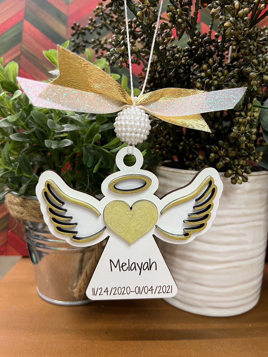 Angel Wing Ornament - Etsy
