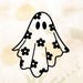 Daisy Ghost SVG PNG, Cute Ghost Halloween, Halloween Design Svg, Retro ...