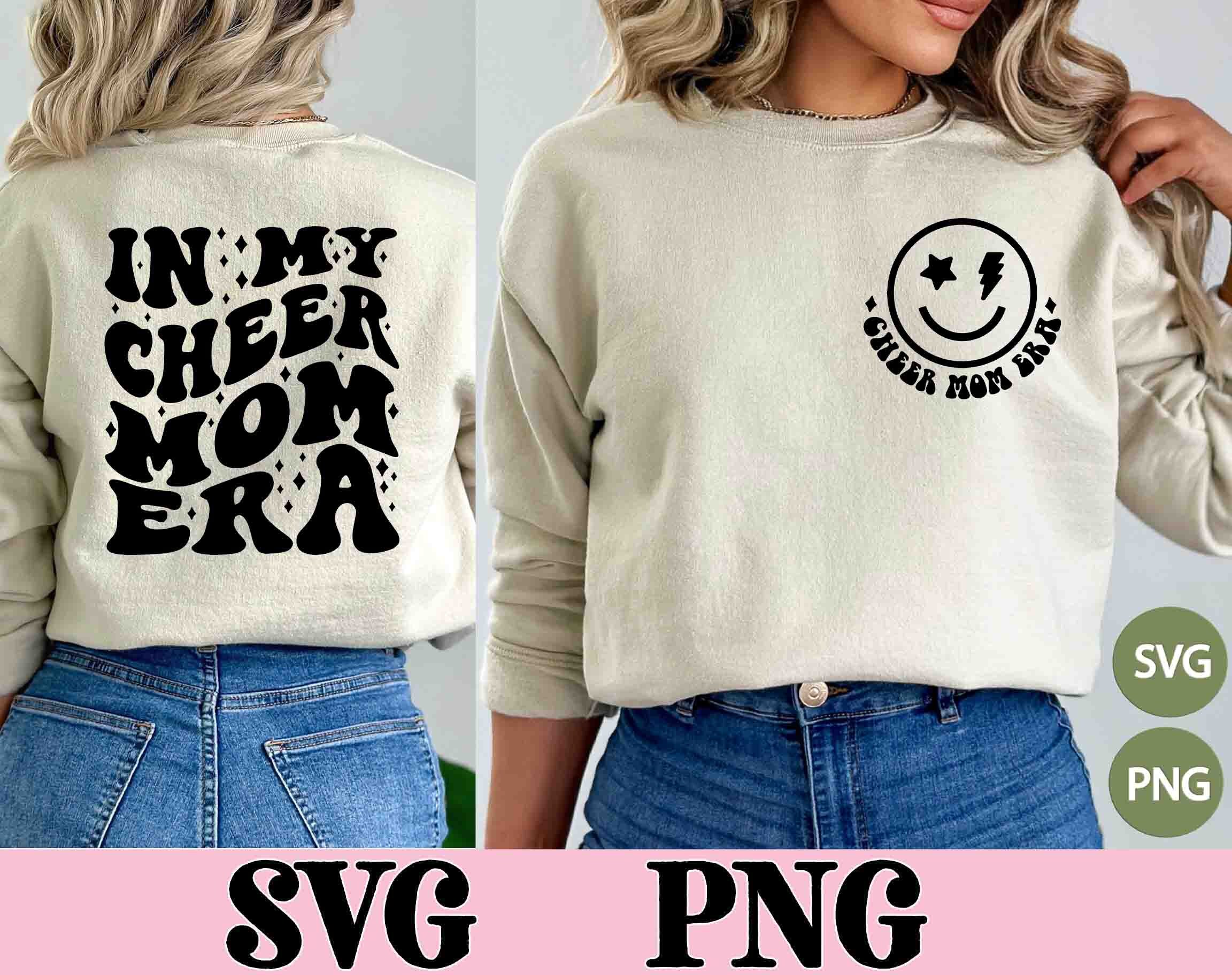 In My Cheer Mom Era Svg Png, Smiley Pocket Design, Cheer Mom Svg, Cheerleading Svg, Cheer Mama ...