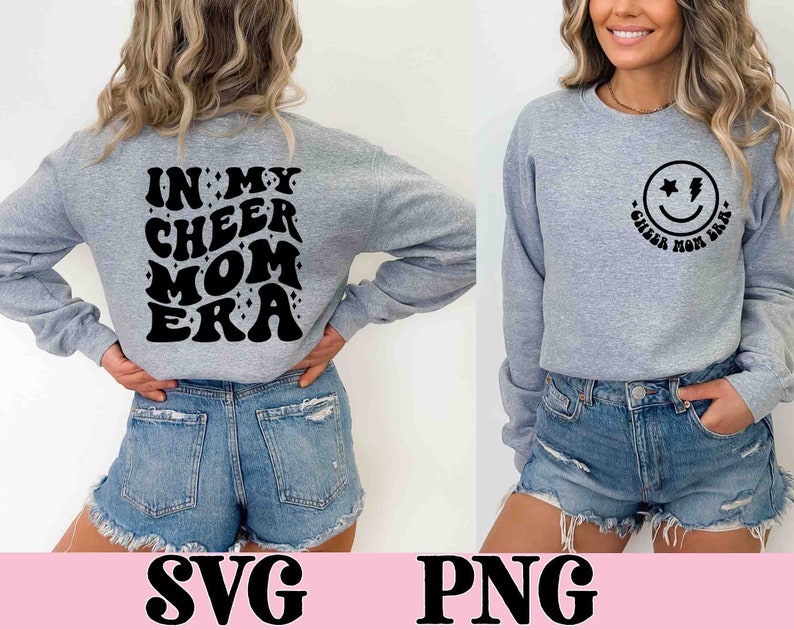 In My Cheer Mom Era Svg Png, Smiley Pocket Design, Cheer Mom Svg, Cheerleading Svg, Cheer Mama ...