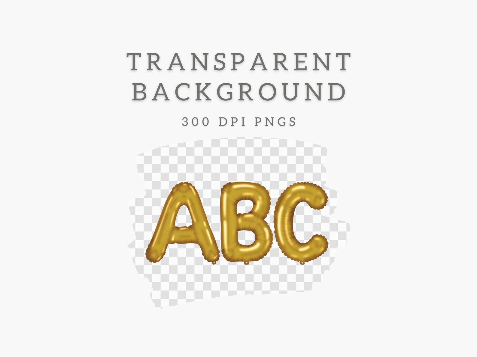 Gold Foil Balloons Clipart, Foil Balloon Png, Gold Foil Alphabet ...
