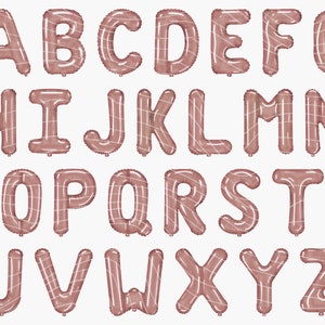 Rose Gold Foil Balloons Clipart, Rose Gold Foil Balloon Png, Rose Foil ...