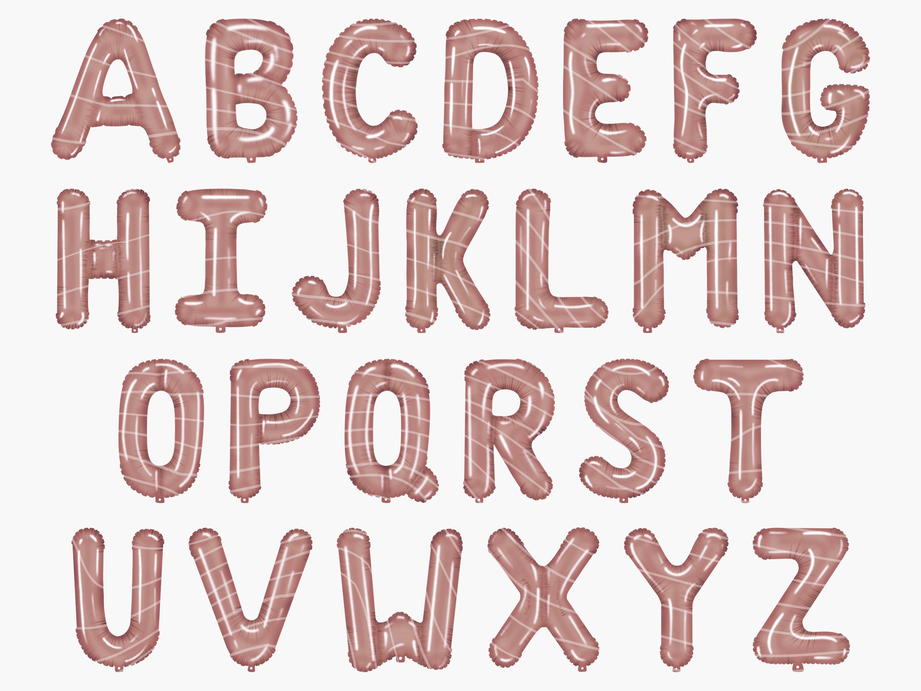 Rose Gold Foil Balloons Clipart, Rose Gold Foil Balloon Png, Rose Foil ...