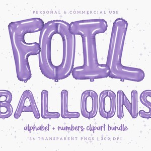 Lilac Foil Balloons Clipart, Lilac Foil Balloon Png, Lilac Foil ...