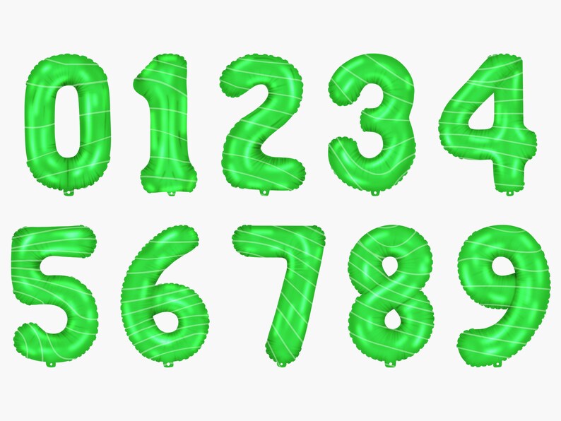 Lime Green Foil Balloons Clipart, Green Foil Balloon Png, Green Foil ...