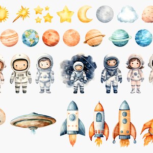 Outer Space Clipart, Space Theme, Png Svg Vector Graphic, Astronauts ...