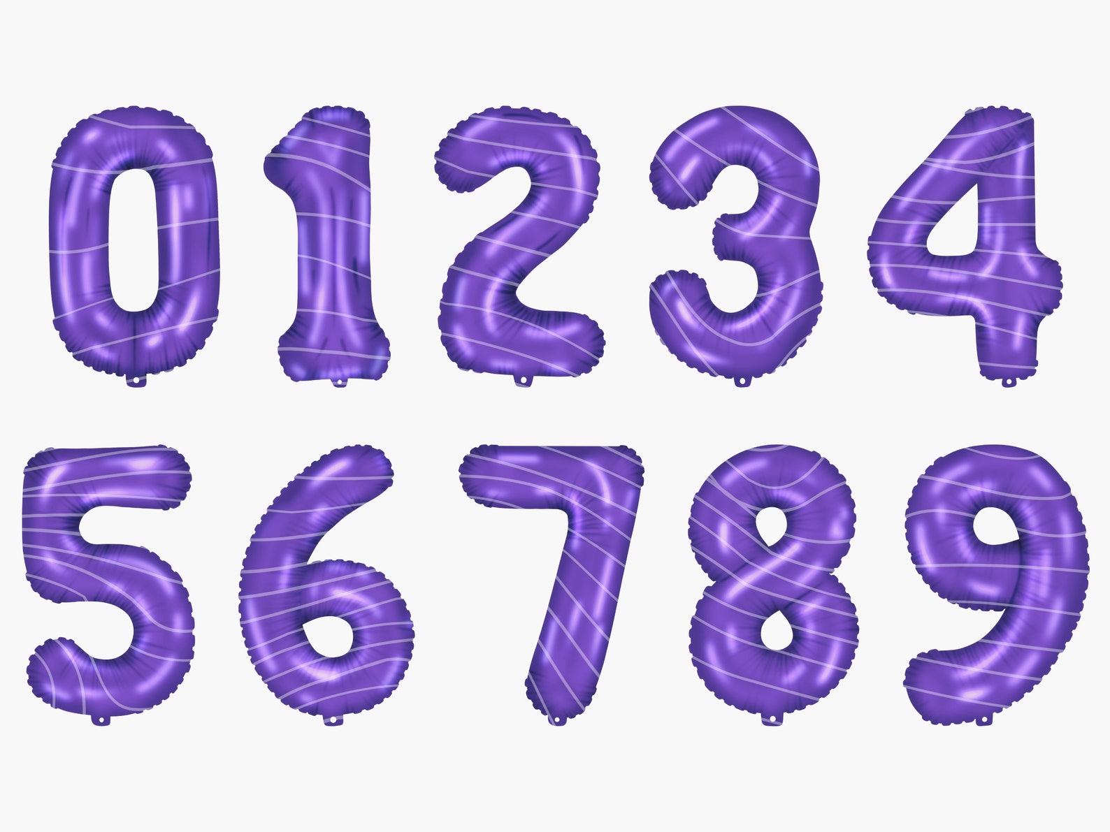 Purple Foil Balloons Clipart, Purple Foil Balloon Png, Purple Foil ...