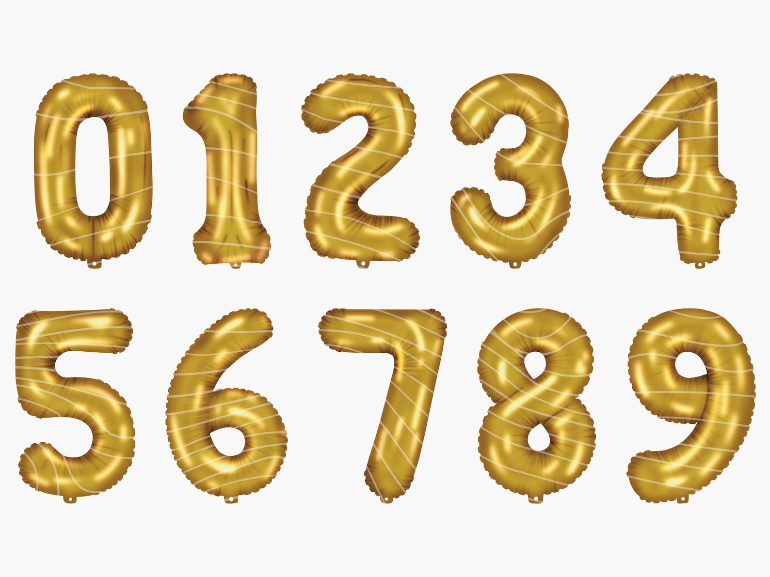 Gold Foil Balloons Clipart, Foil Balloon Png, Gold Foil Alphabet ...