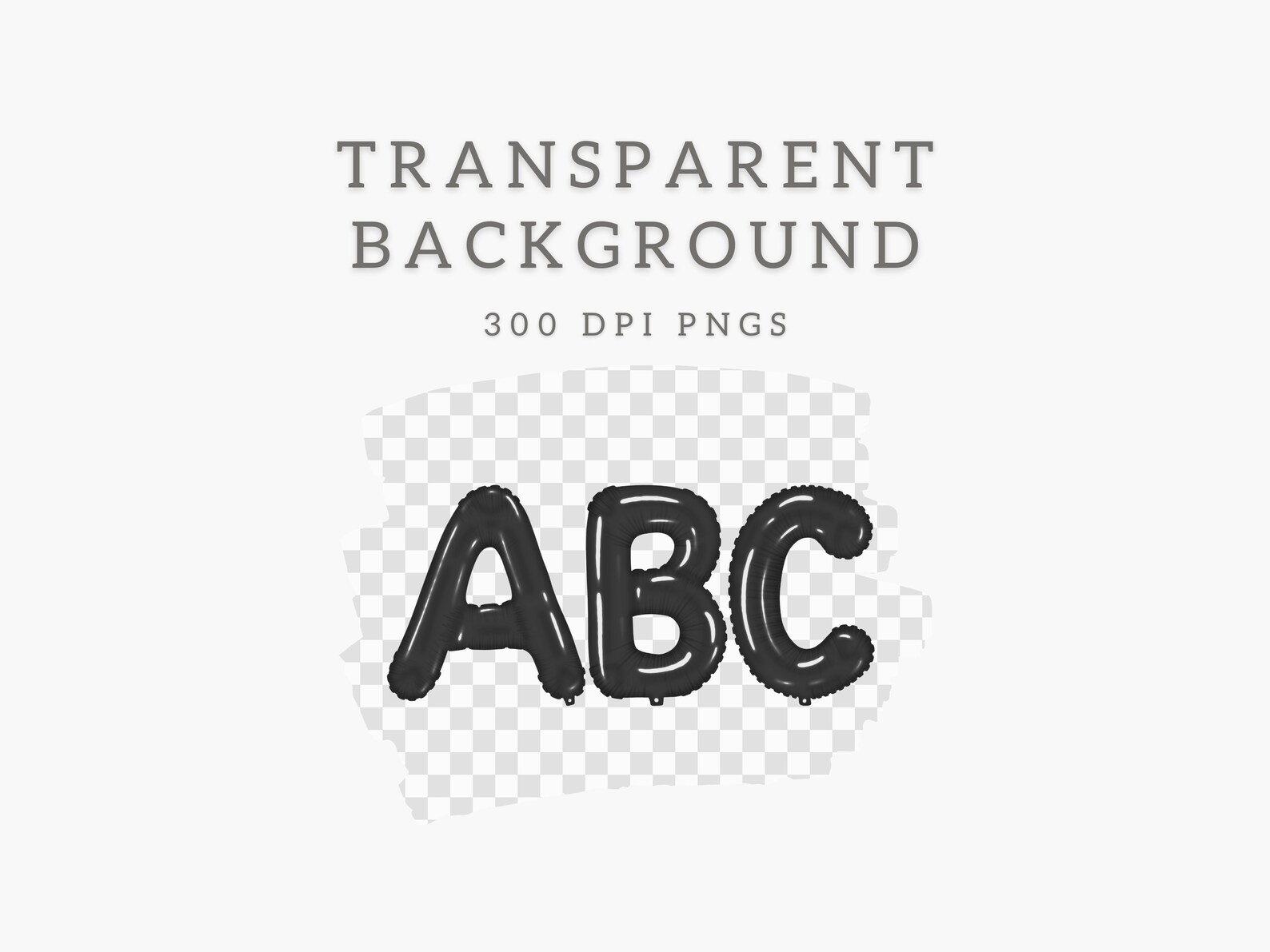 Black Foil Balloons Clipart, Black Foil Balloon Png, Black Foil ...