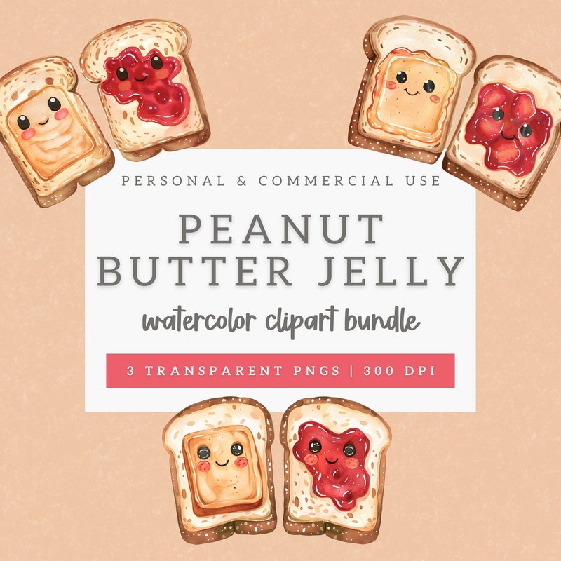 Pbj Clipart - Etsy